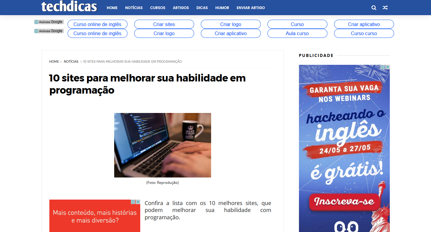 Programação: 10 sites que vão ajudar a melhorar suas habilidades - TIRIO